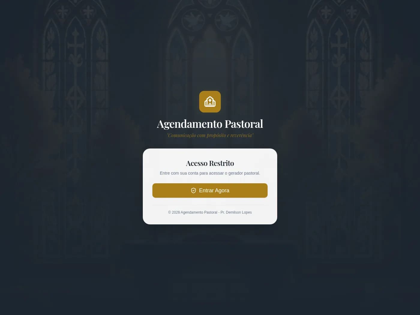 Pastoral Appointment Prompt