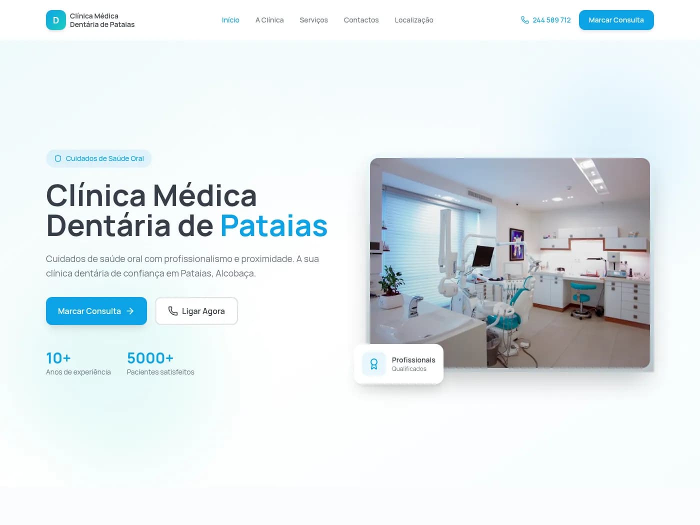 Pataias Dental Clinic Web