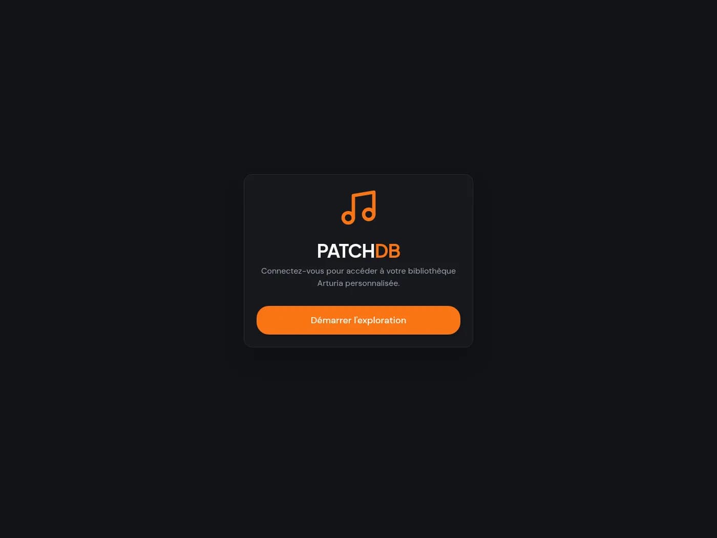 Arturia PatchDB