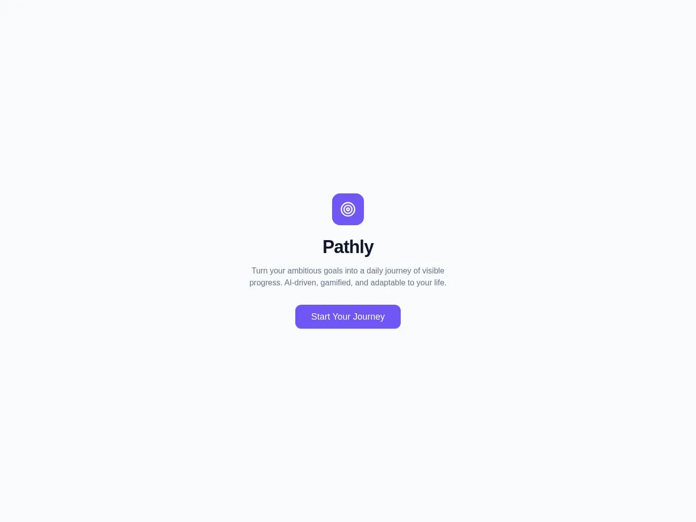 Pathly: AI Goal Tracker