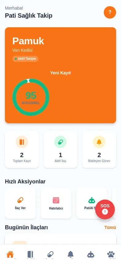 Pati Sağlık Takip