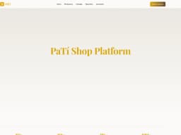 PaTí Shop Platform