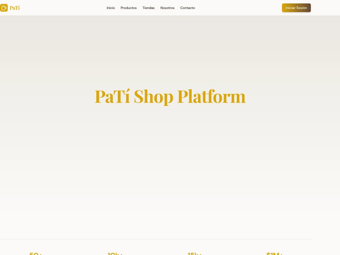 PaTí Shop Platform