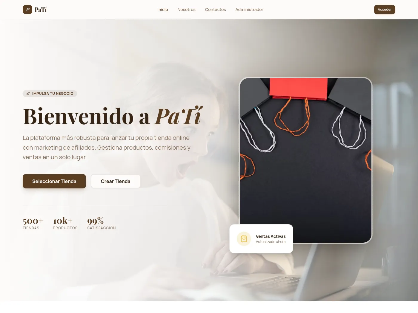 PaTí Online Store Builder