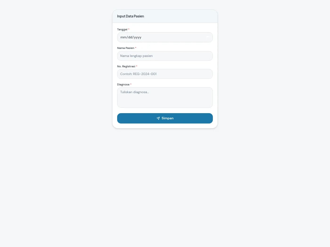 Patient Data Landing