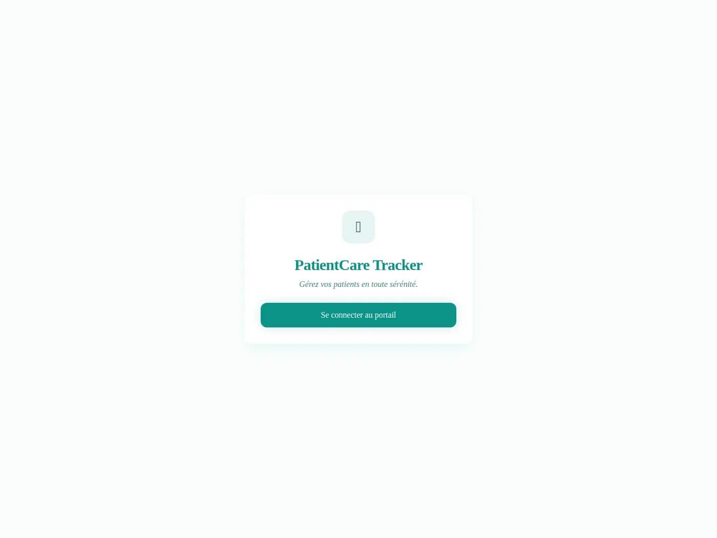PatientCare Tracker