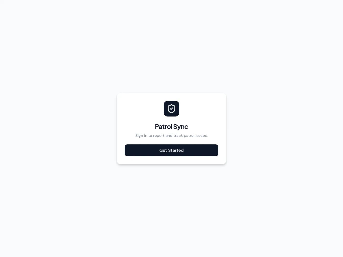 Patrol Sync Web App