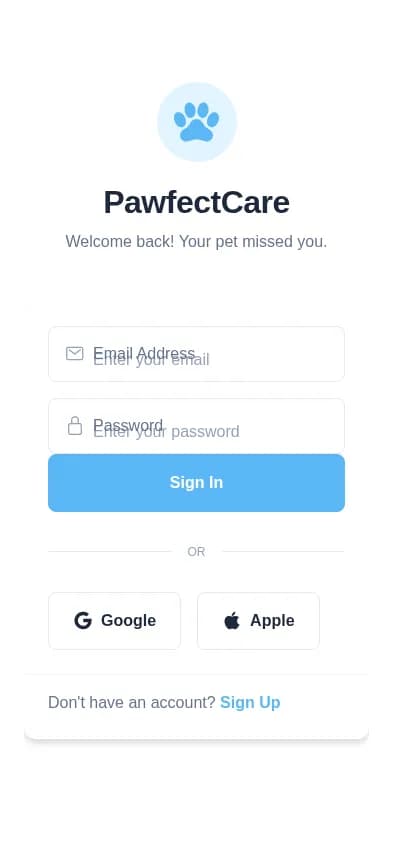 PawfectCare – AI Pet Vet App