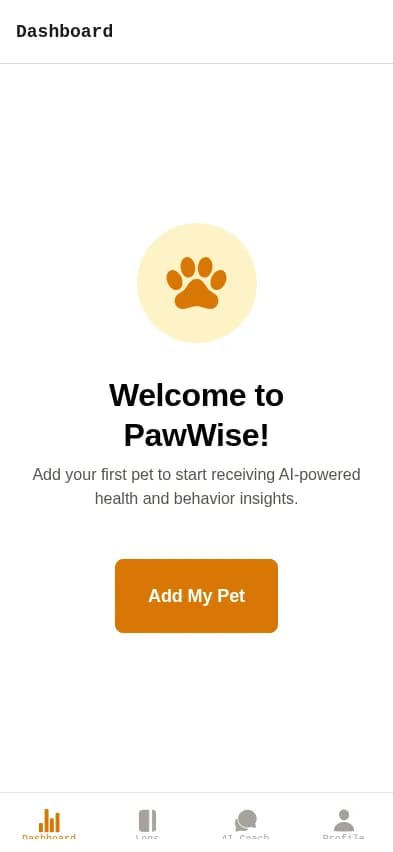 PawWise AI Pet Coach