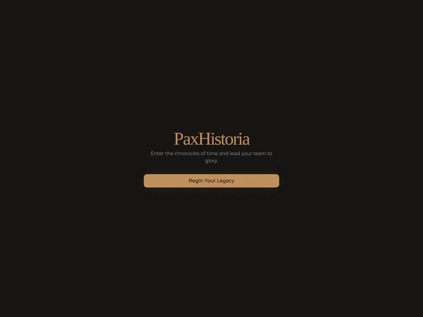 PaxHistoria Game Portal