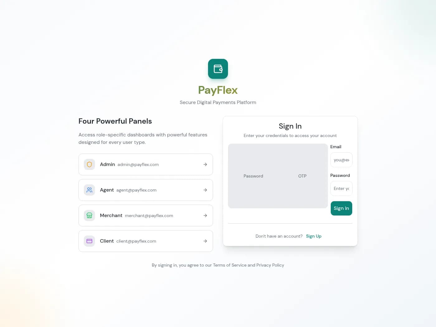 PayFlex Platform