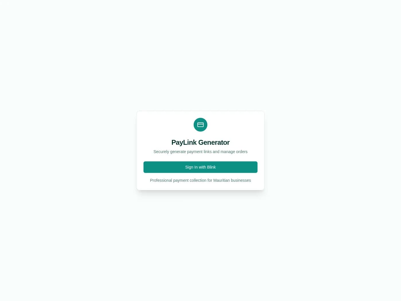 PayLink Generator