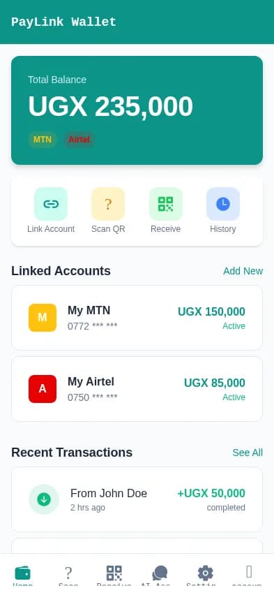 PayLink Mobile Wallet
