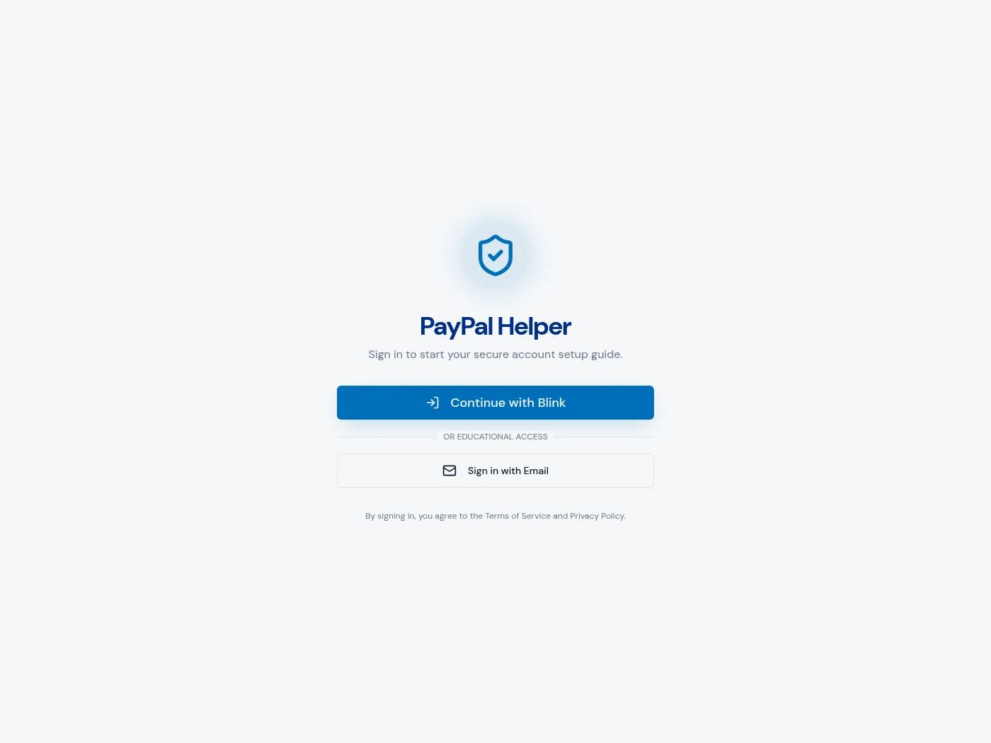 PayPal Account Helper