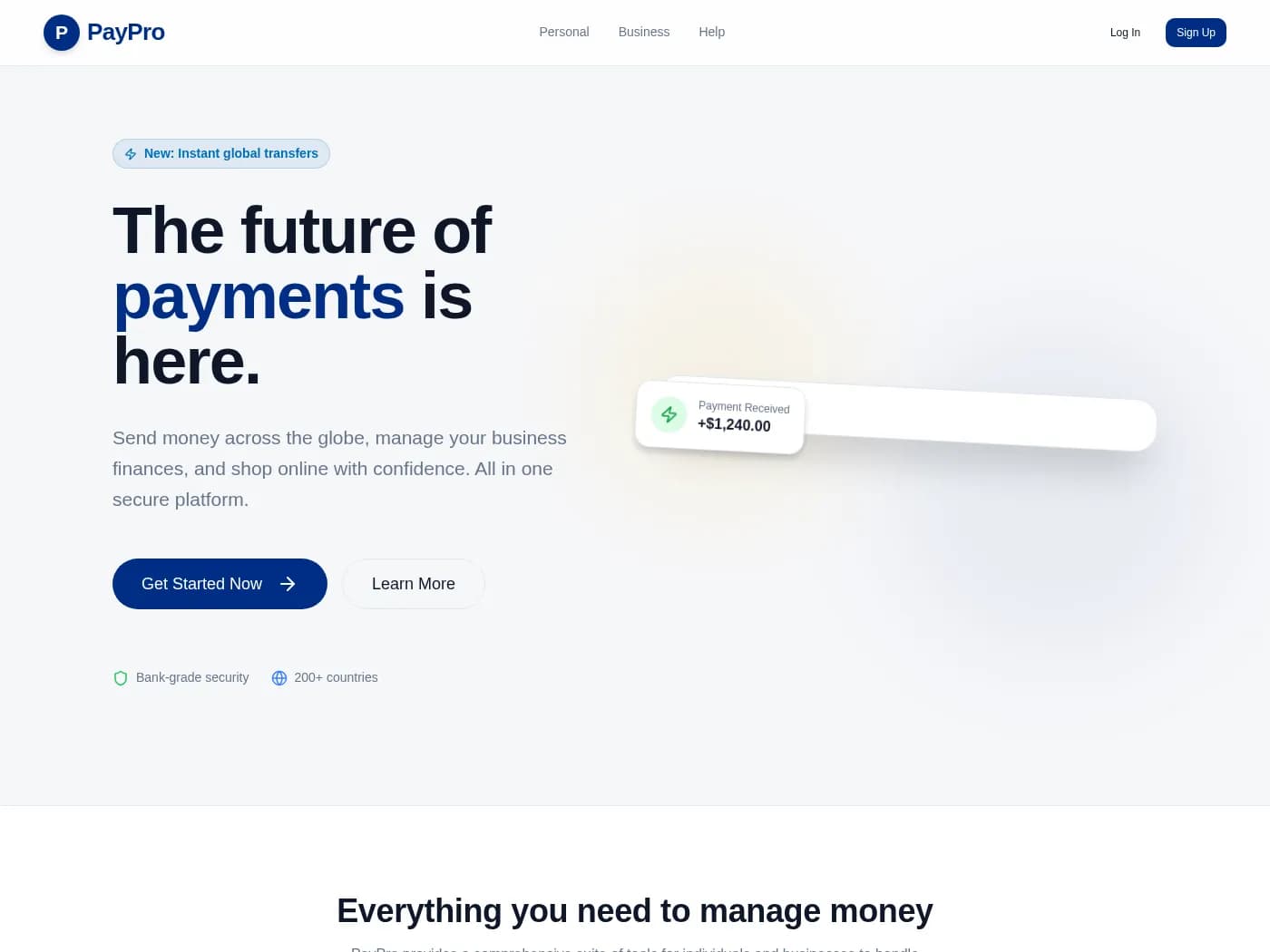 PayPro Payments Platform