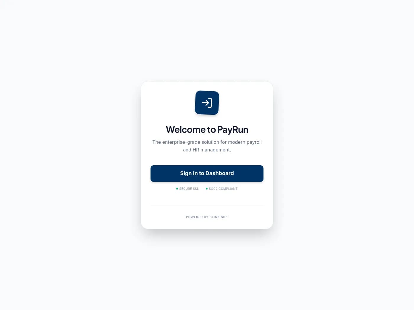 PayRun Platform