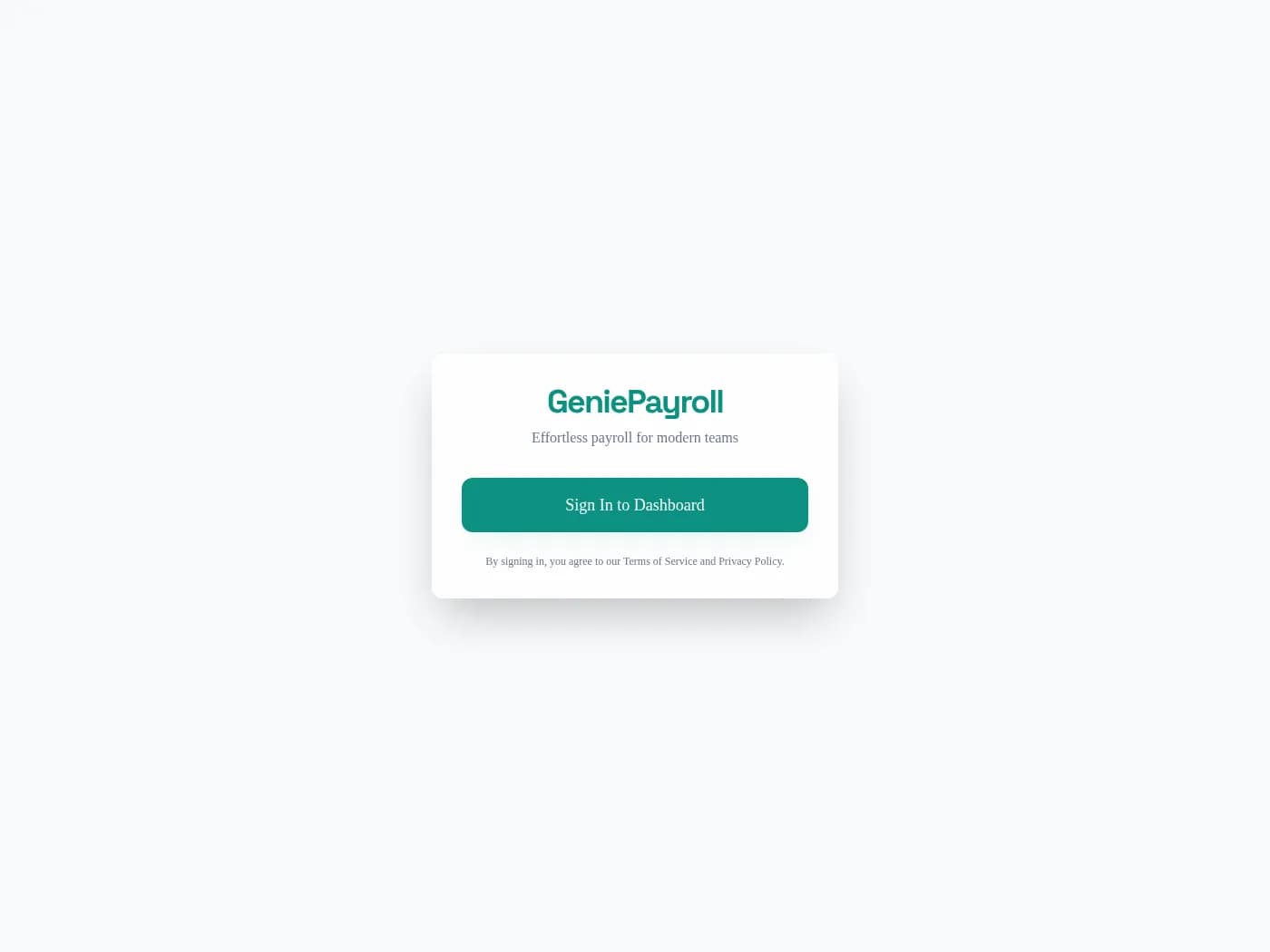 Payroll Genie