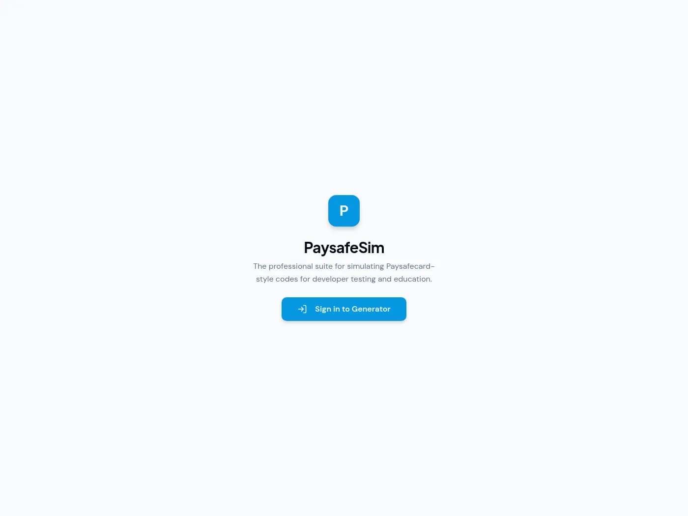 Paysafecard Creator