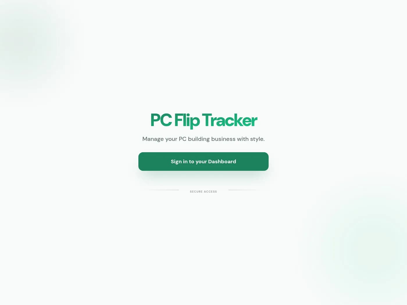 PC Flip Tracker