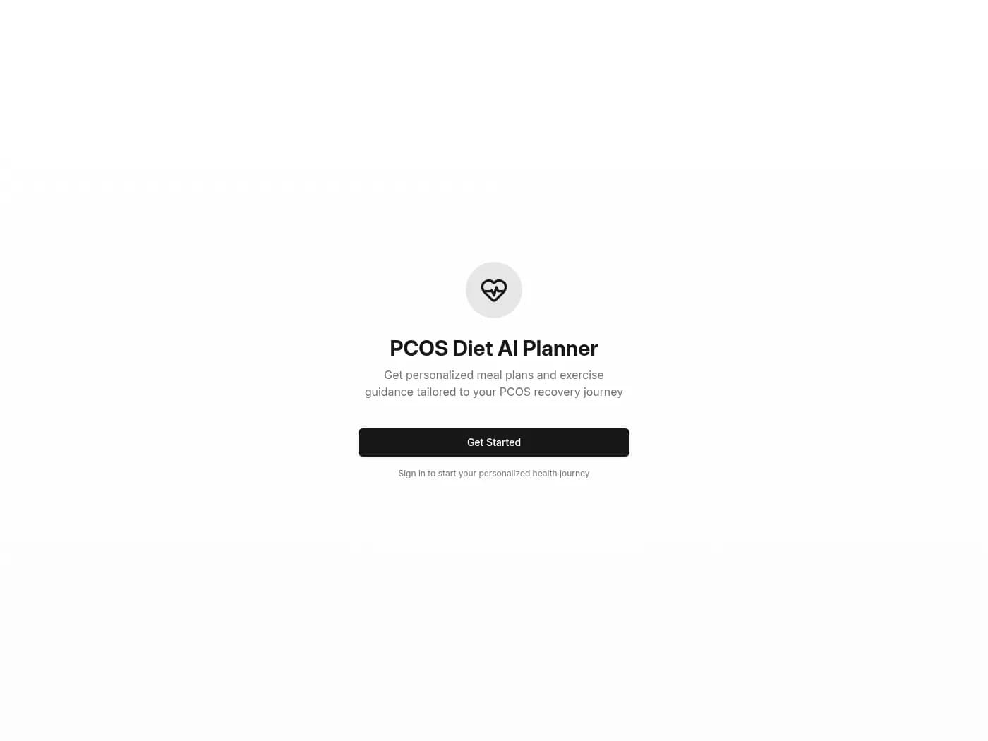 PCOS Diet AI Planner