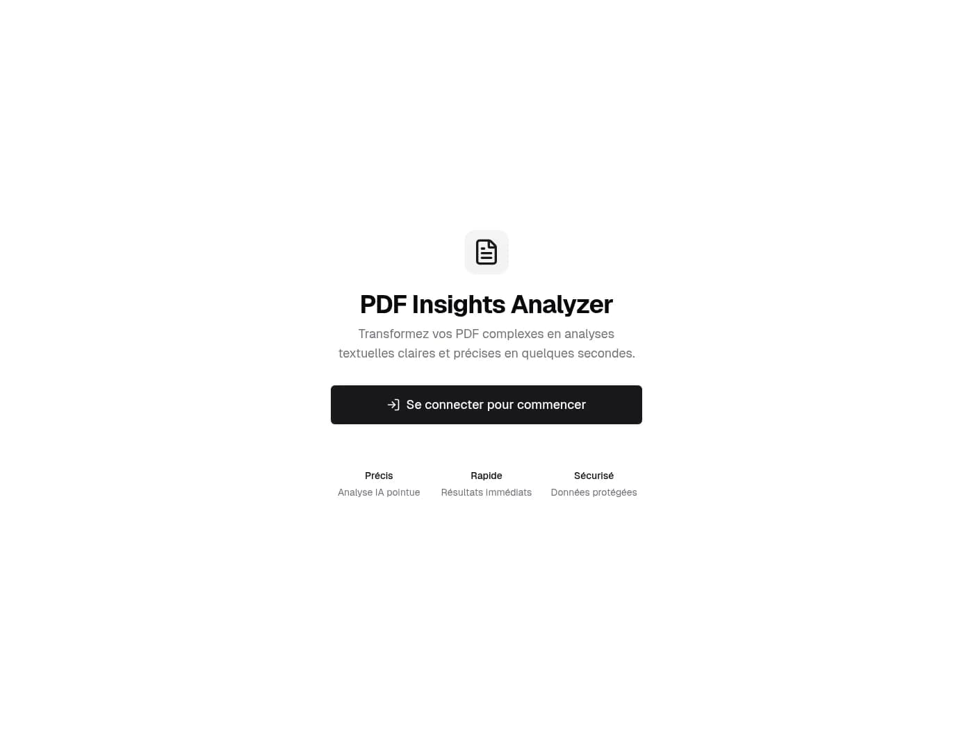 PDF Insights Analyzer