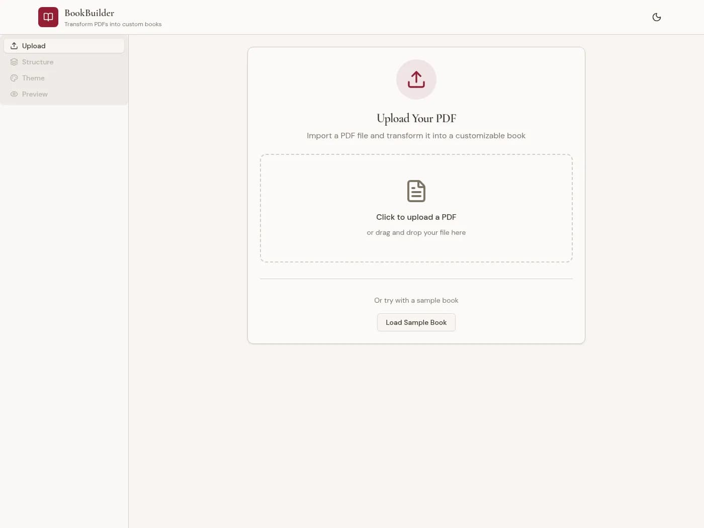 BookBuilder PDF App