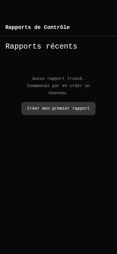 PDF Control Report App