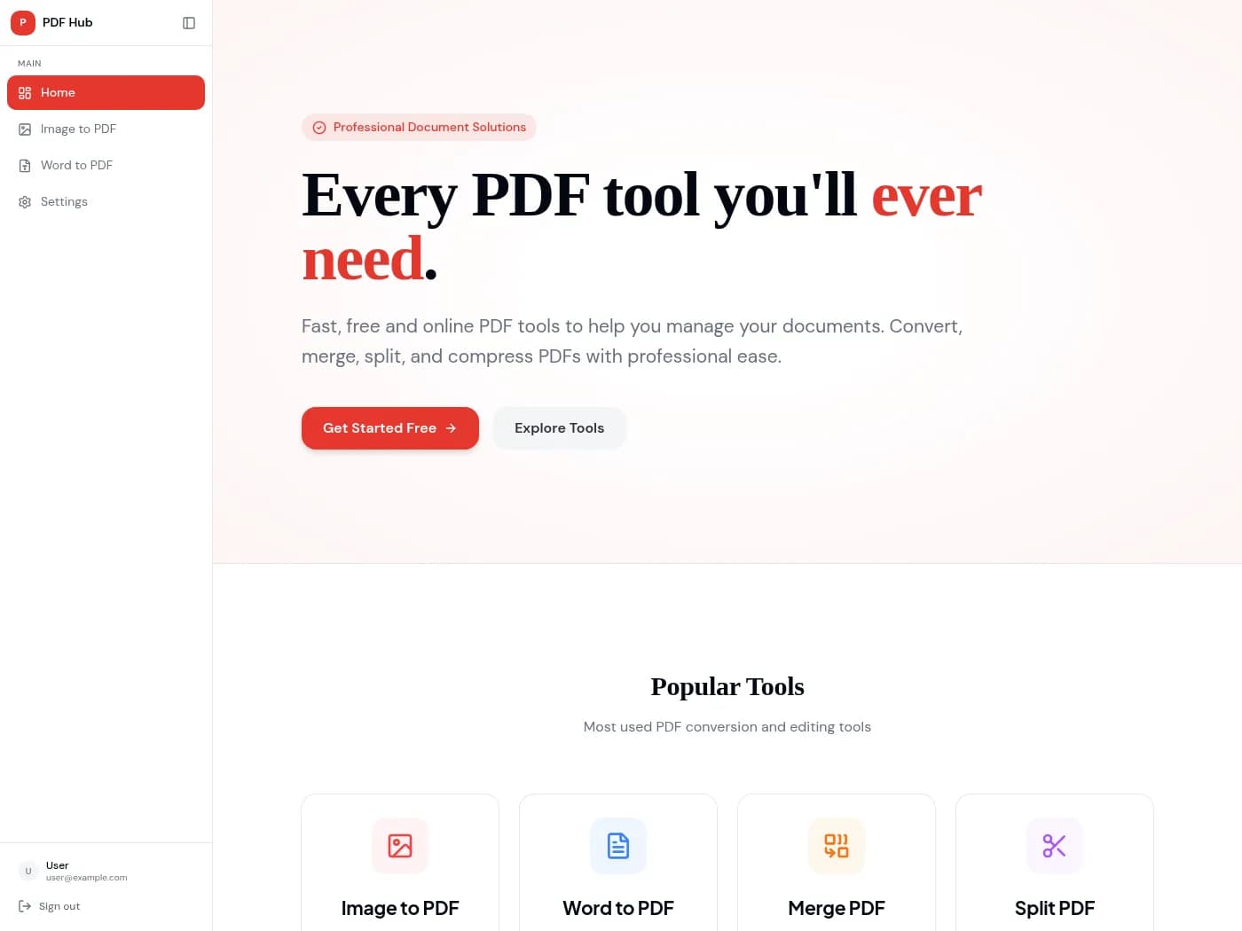PDF Converter Hub
