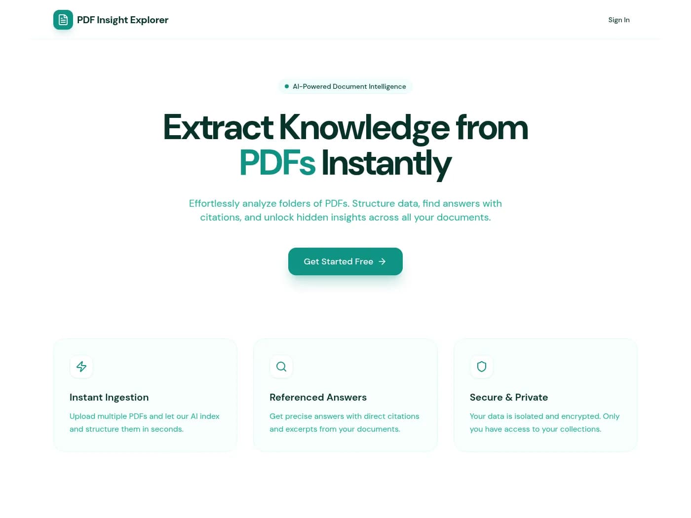 PDF Insight Explorer