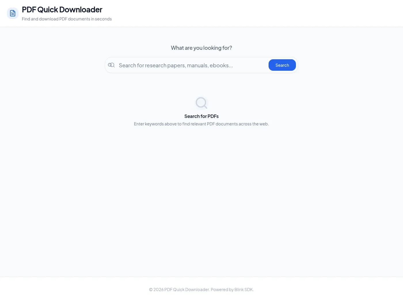 PDF Quick Downloader
