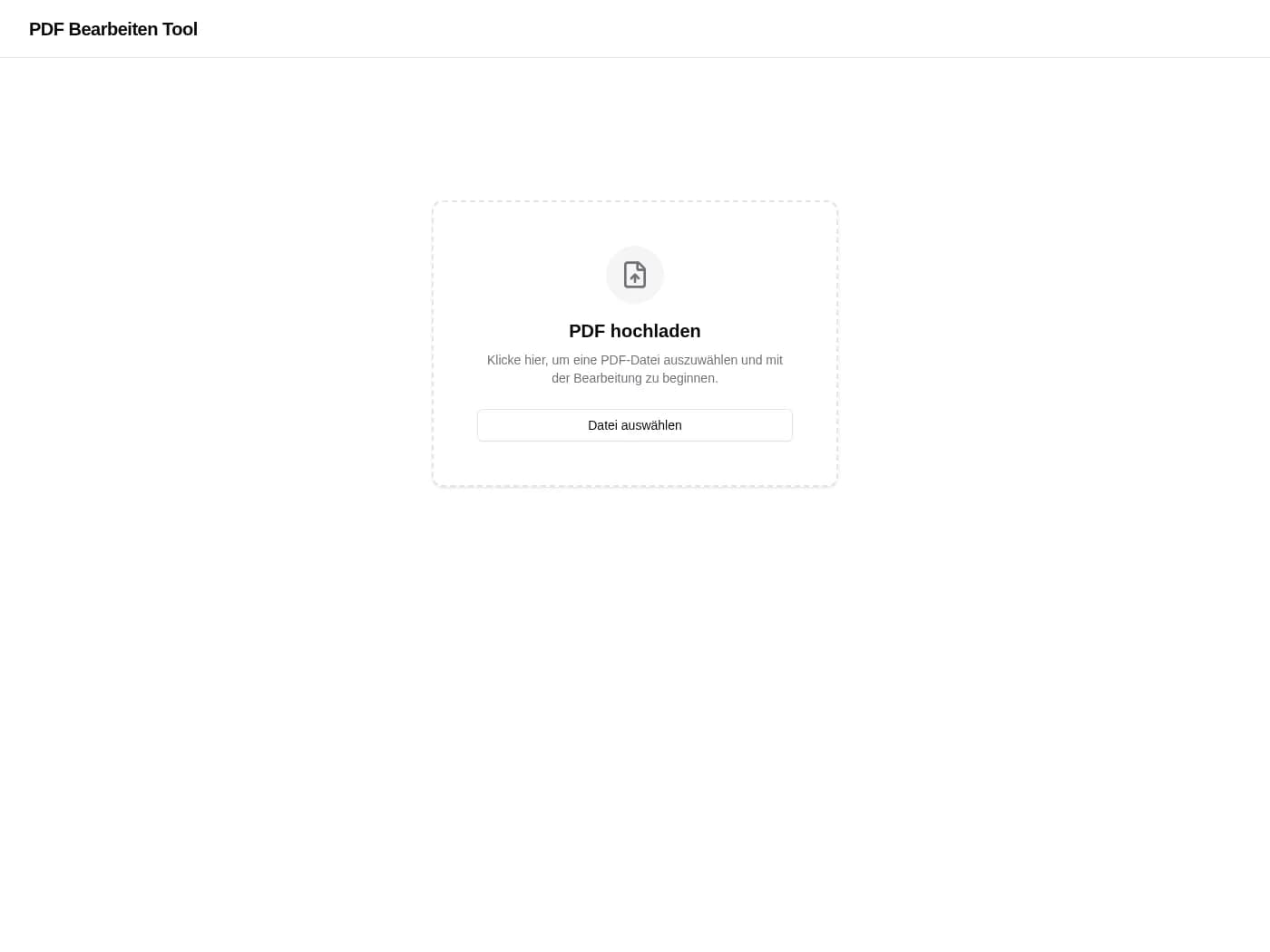 PDF Bearbeiten Tool