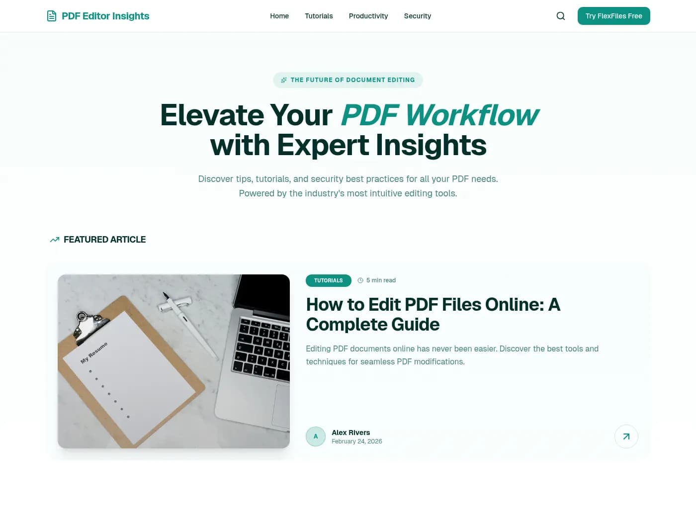 PDF Editor Insights Blog