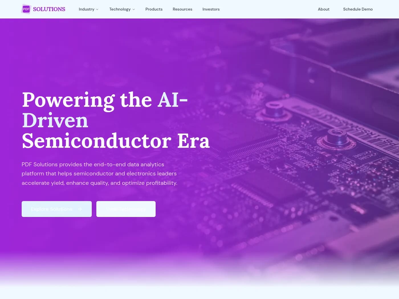 PDF Solutions Enterprise Site