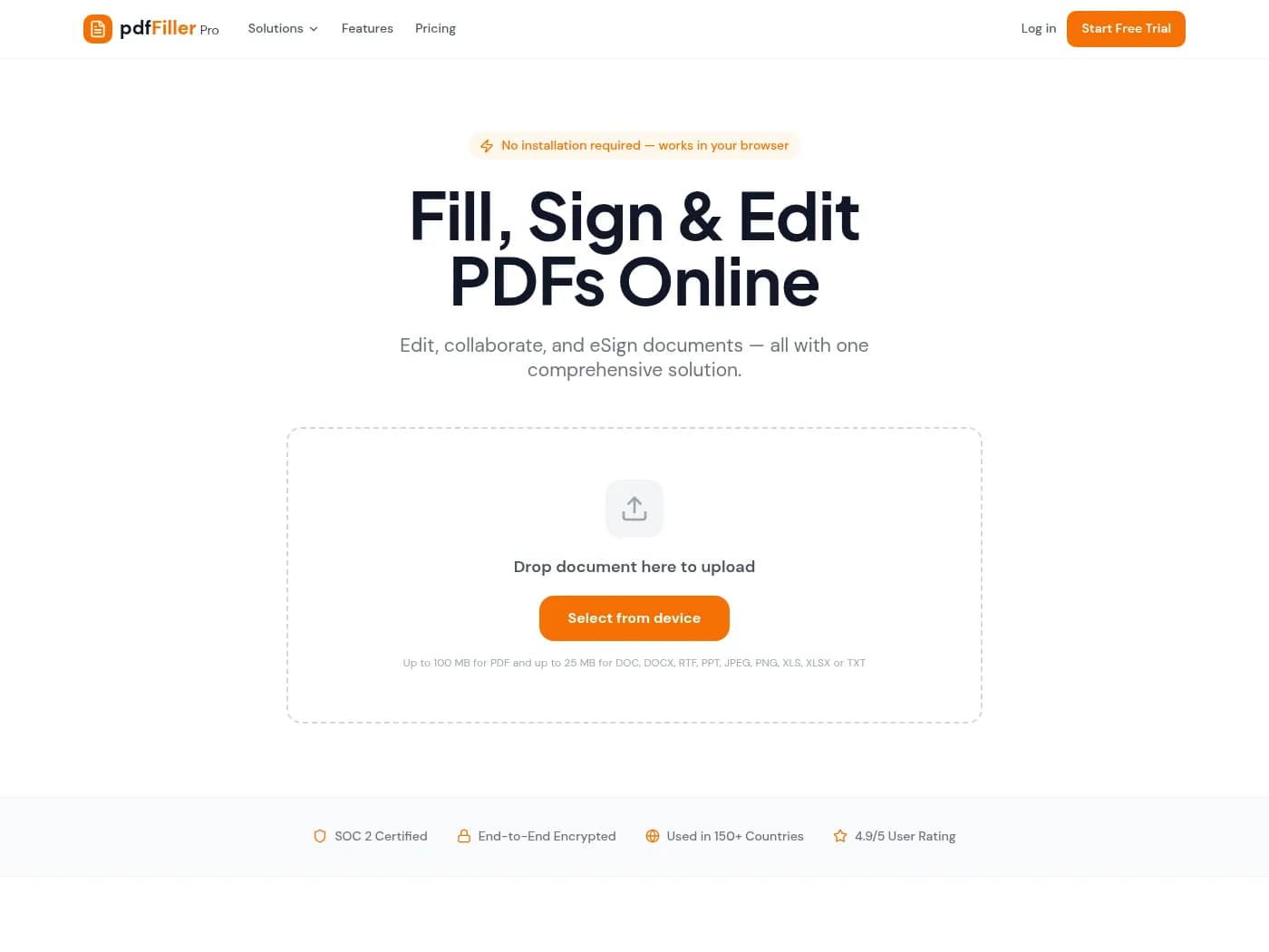 PDF Filler Pro