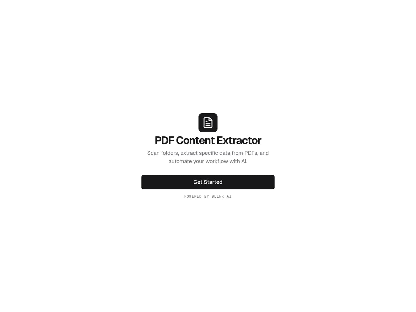 PDF Content Extractor