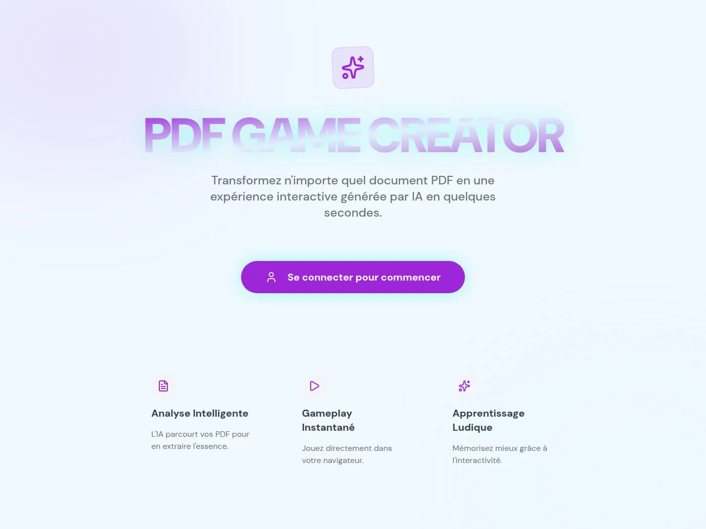PDF Game Creator