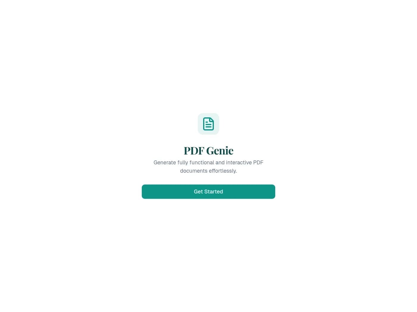 PDF Genie