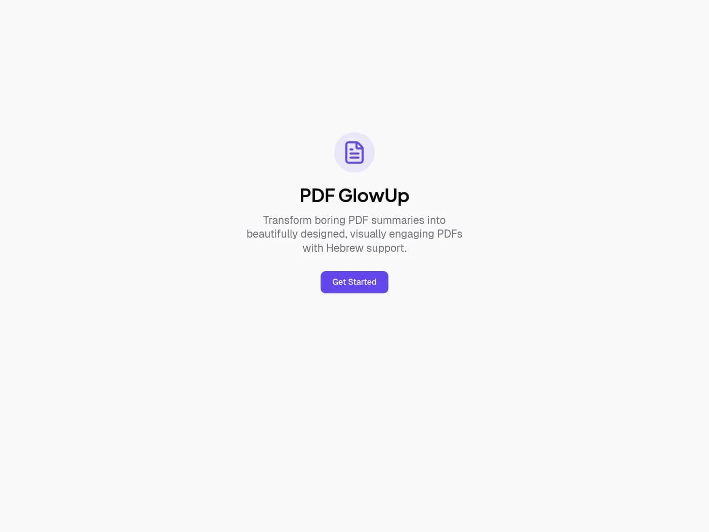 PDF GlowUp