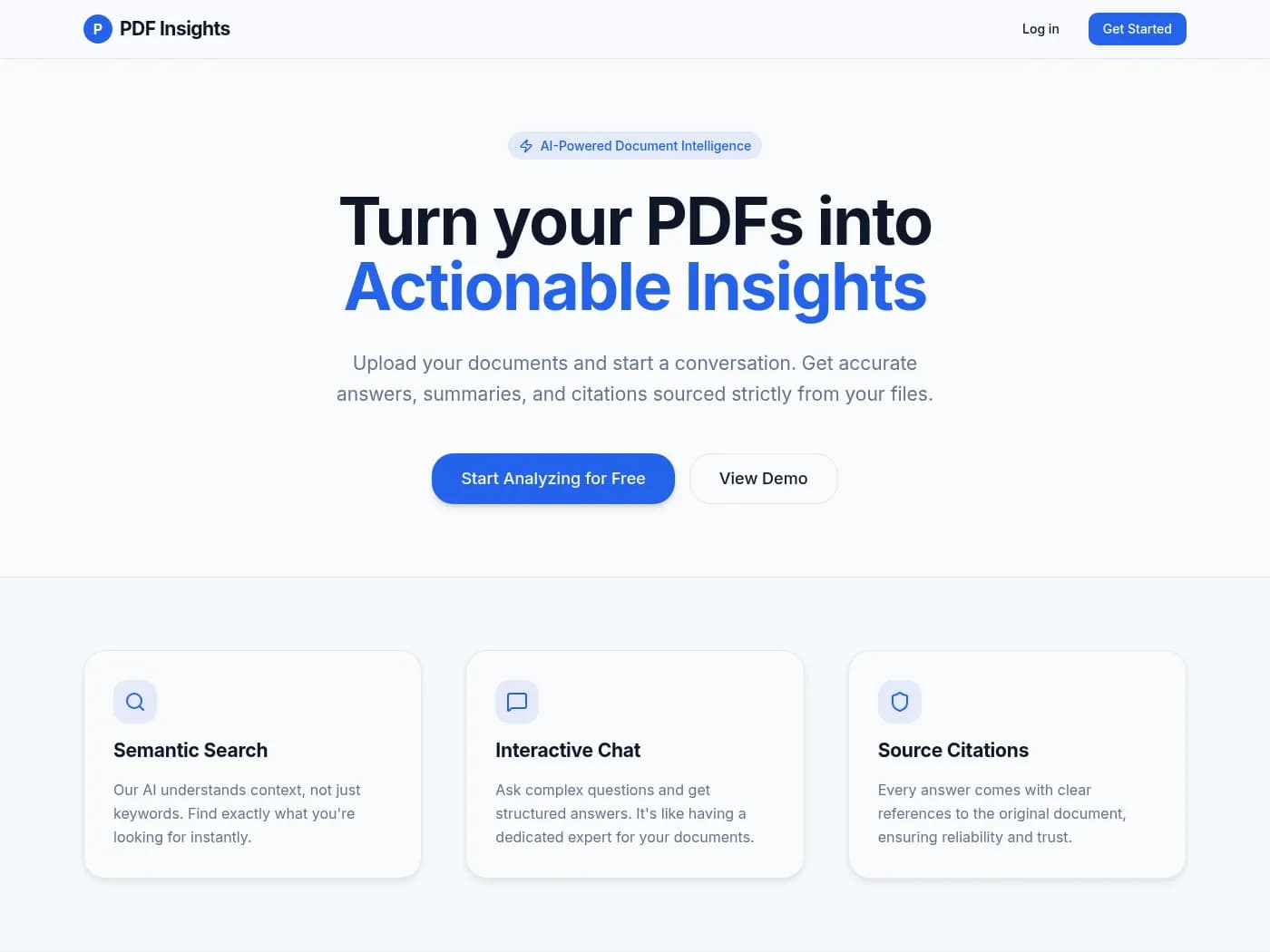 PDF Insights AI