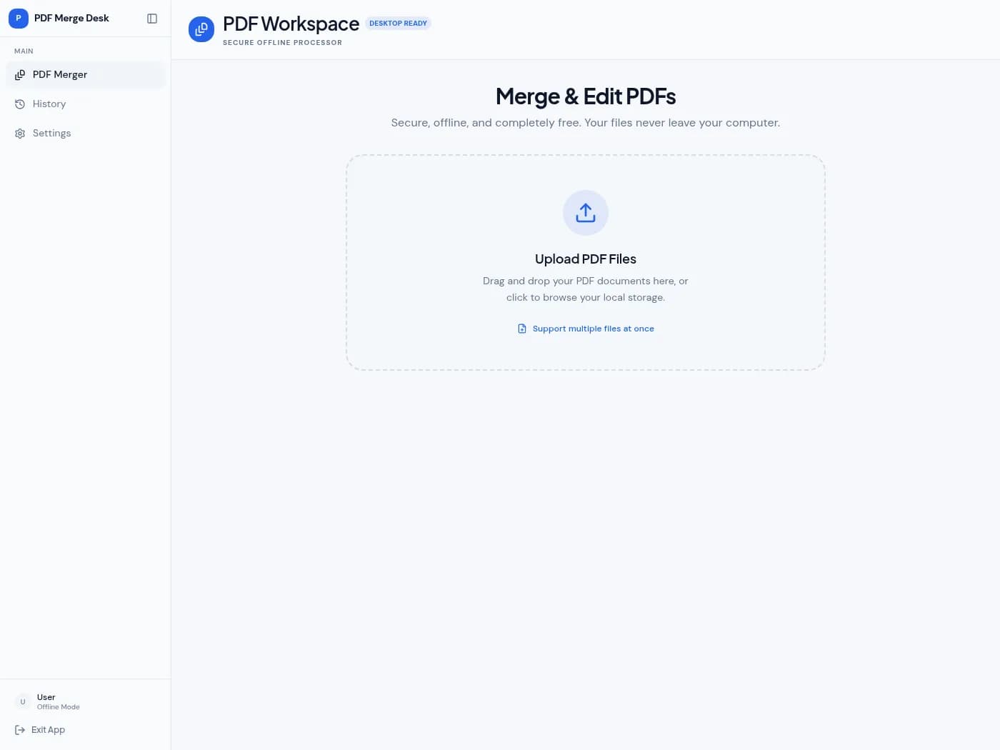 PDF Merge Desk