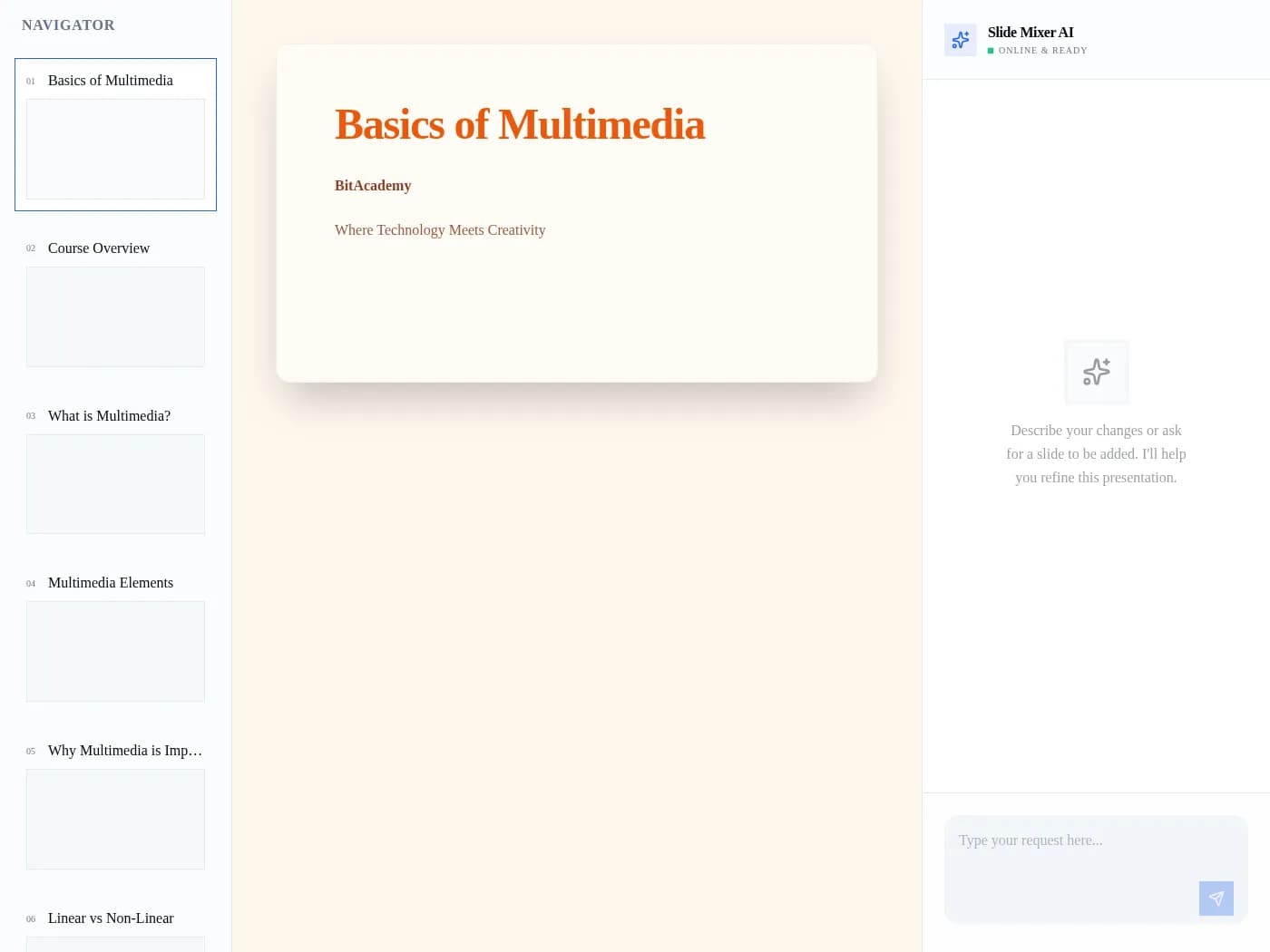 PDF Mixer Presentation