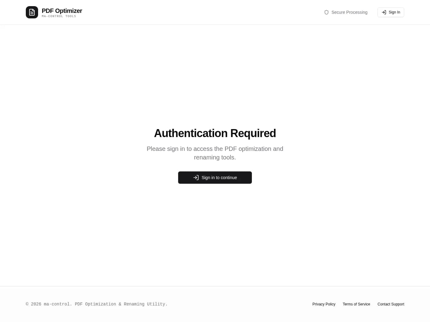 PDF Optimizer & Renamer