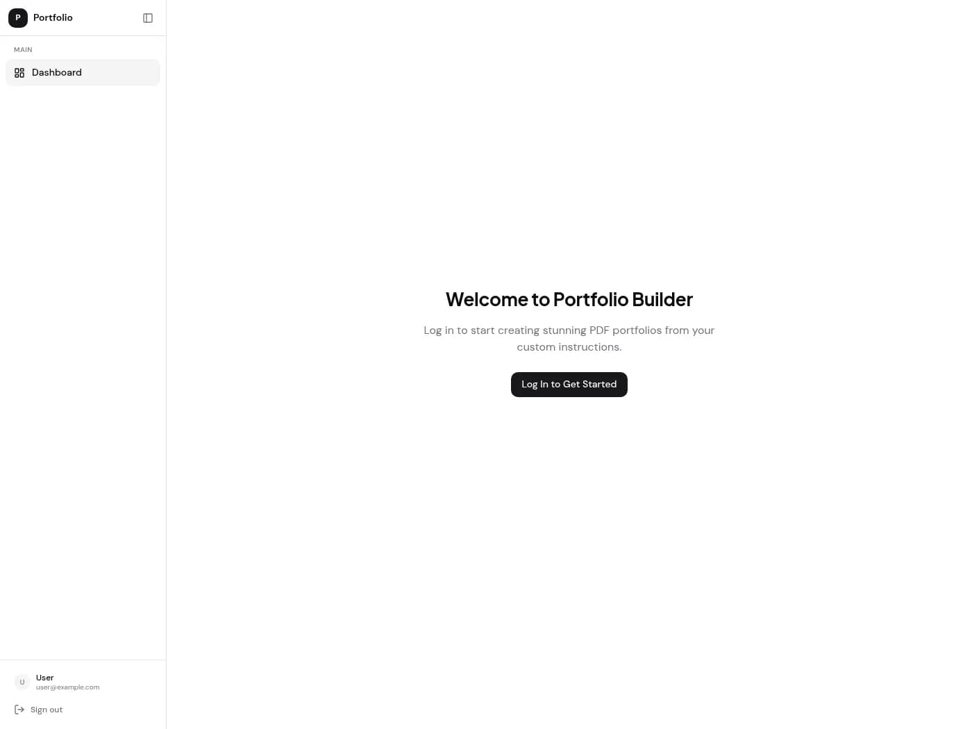 PDF Portfolio Builder