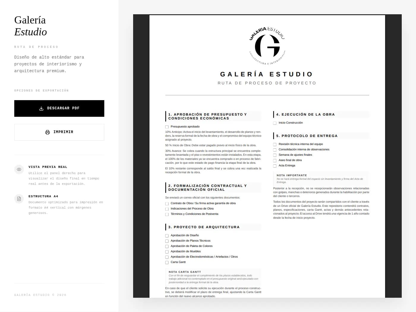 Ruta Project PDF Designer