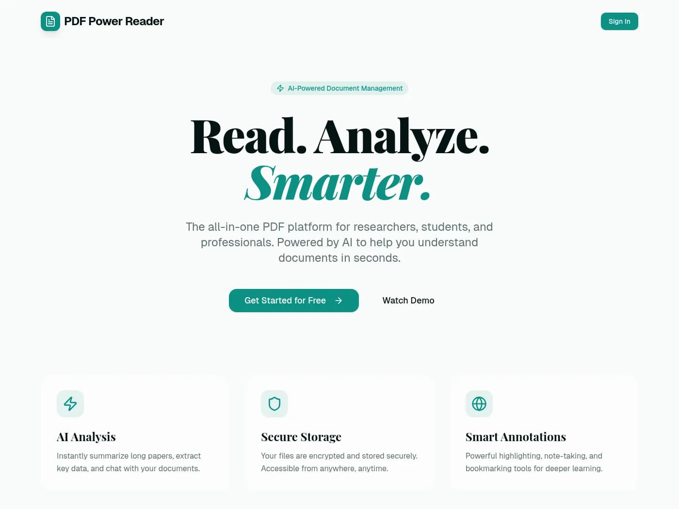 PDF Power Reader