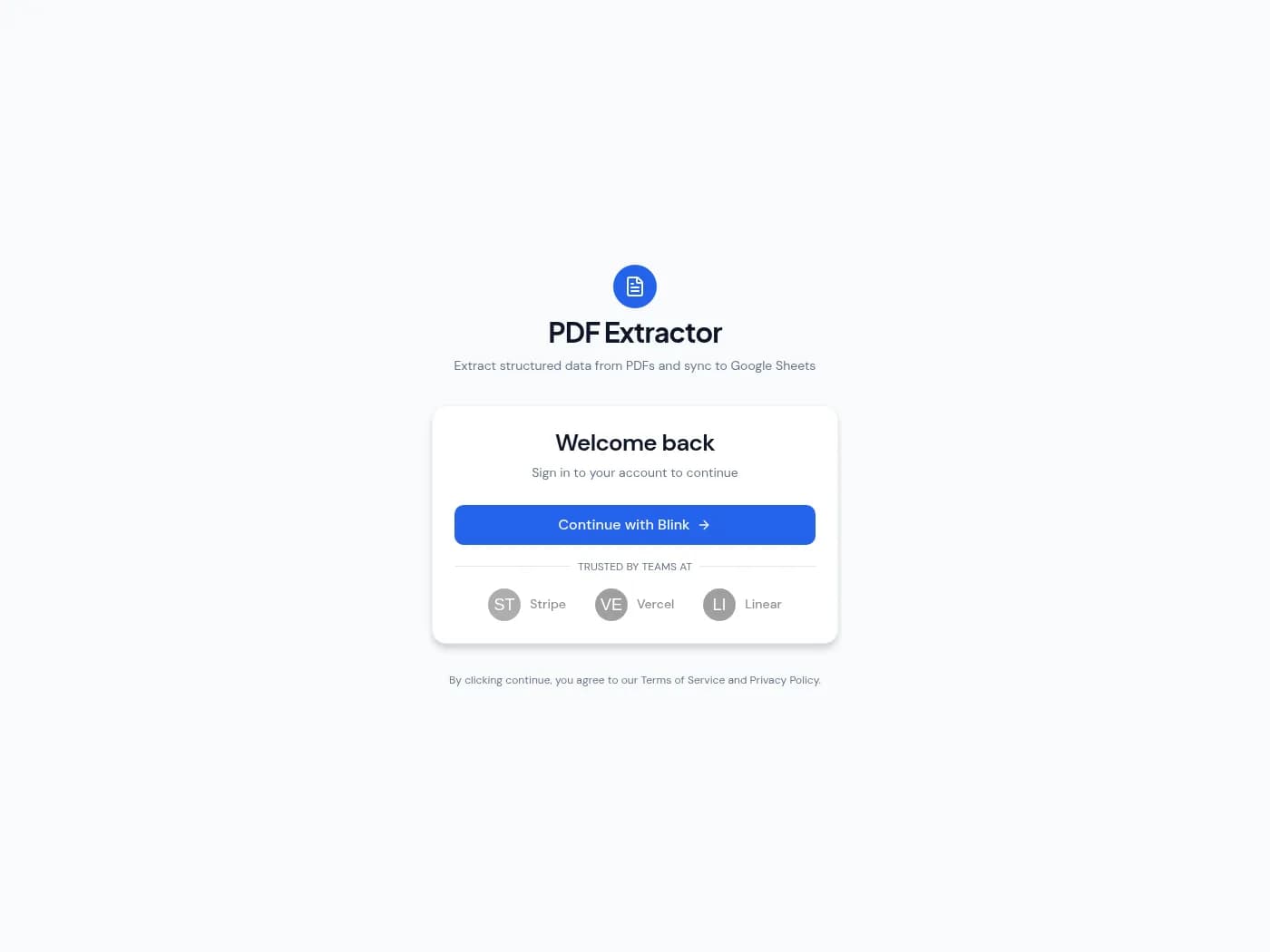 PDF Data Extractor