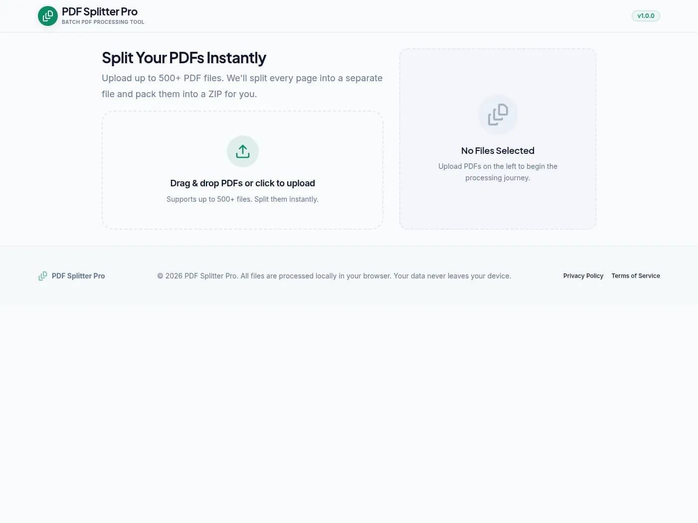 PDF Splitter Pro