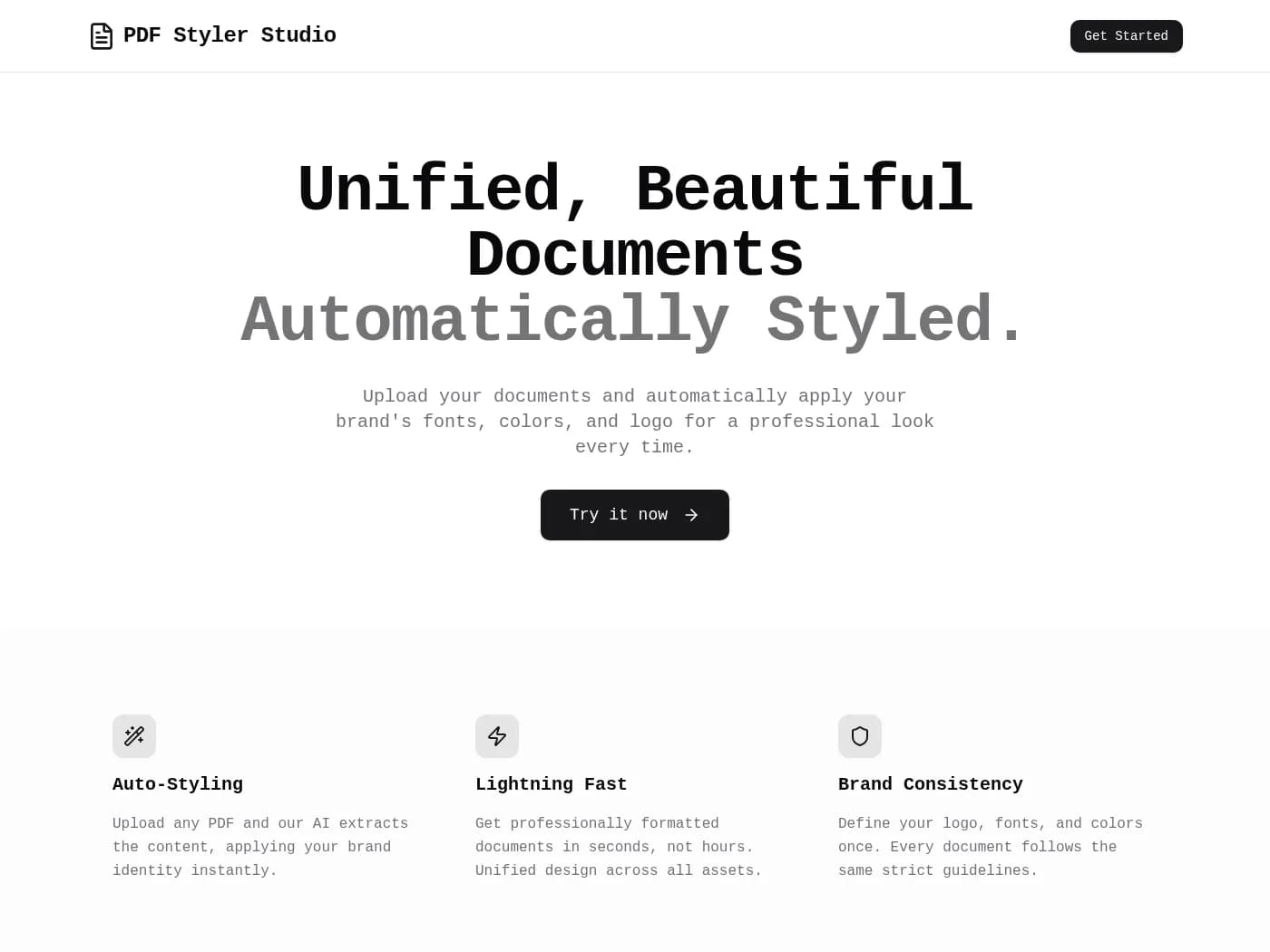 PDF Styler Studio