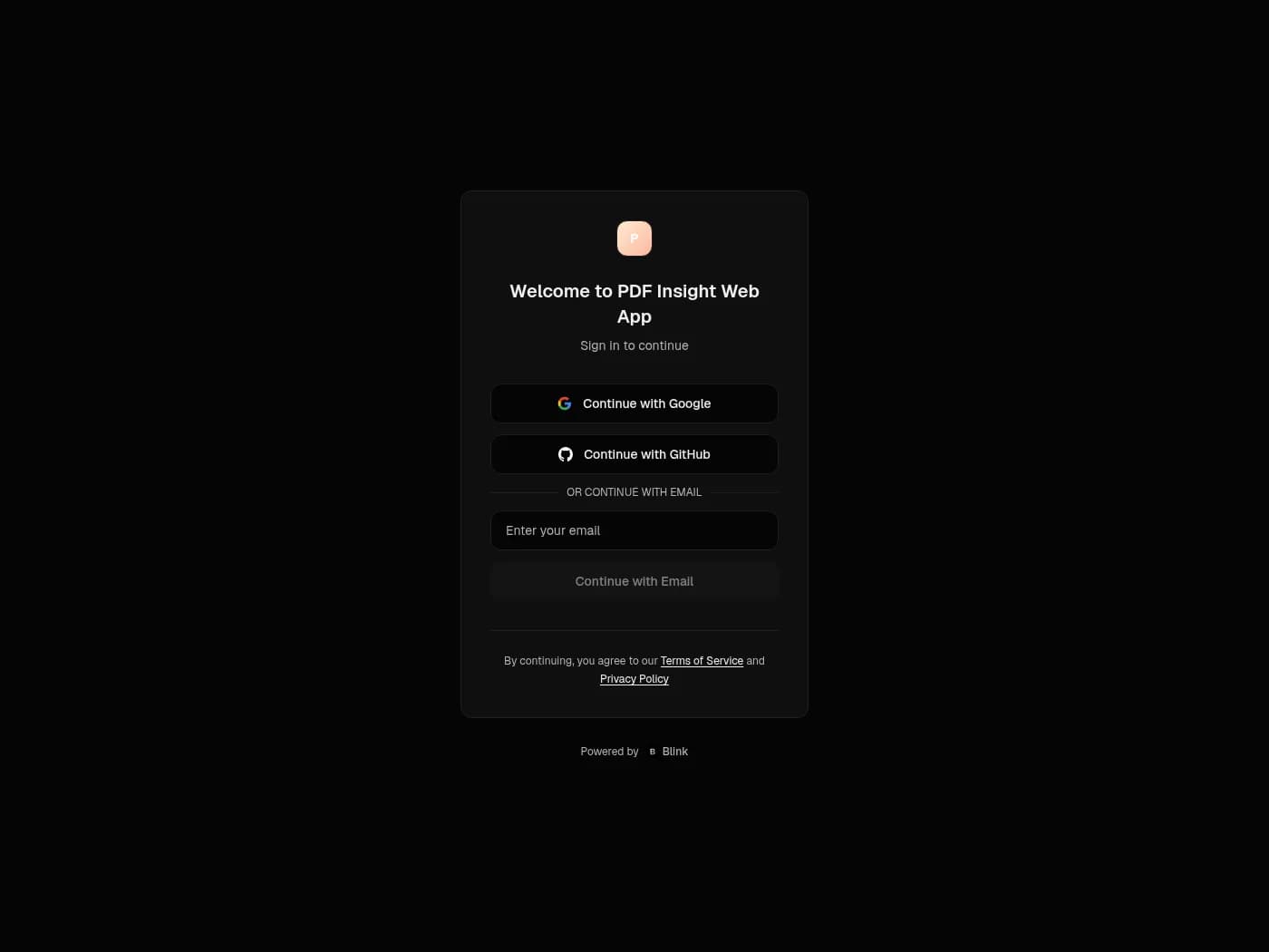 PDF Insight Web App