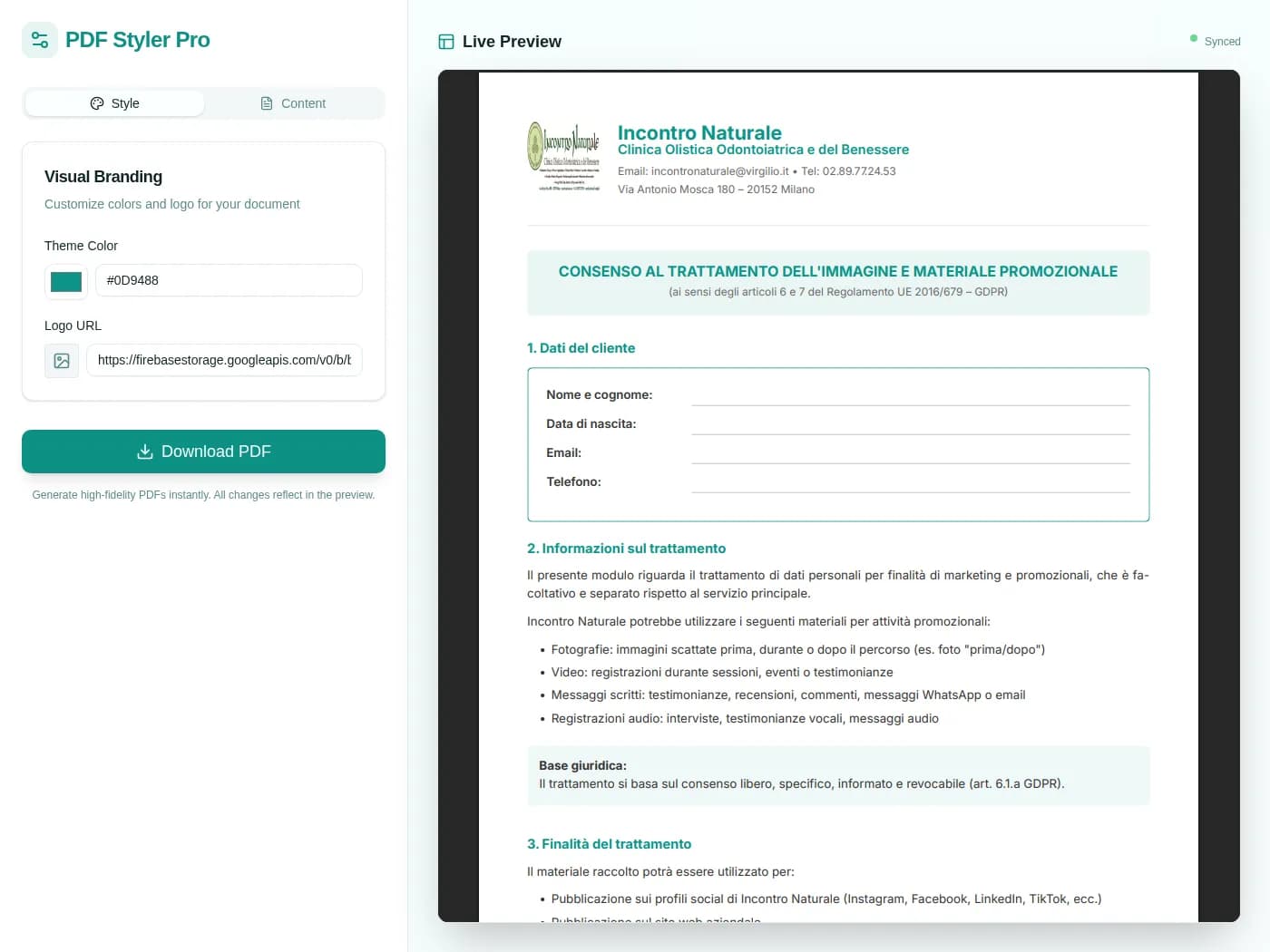 PDF Styler Pro